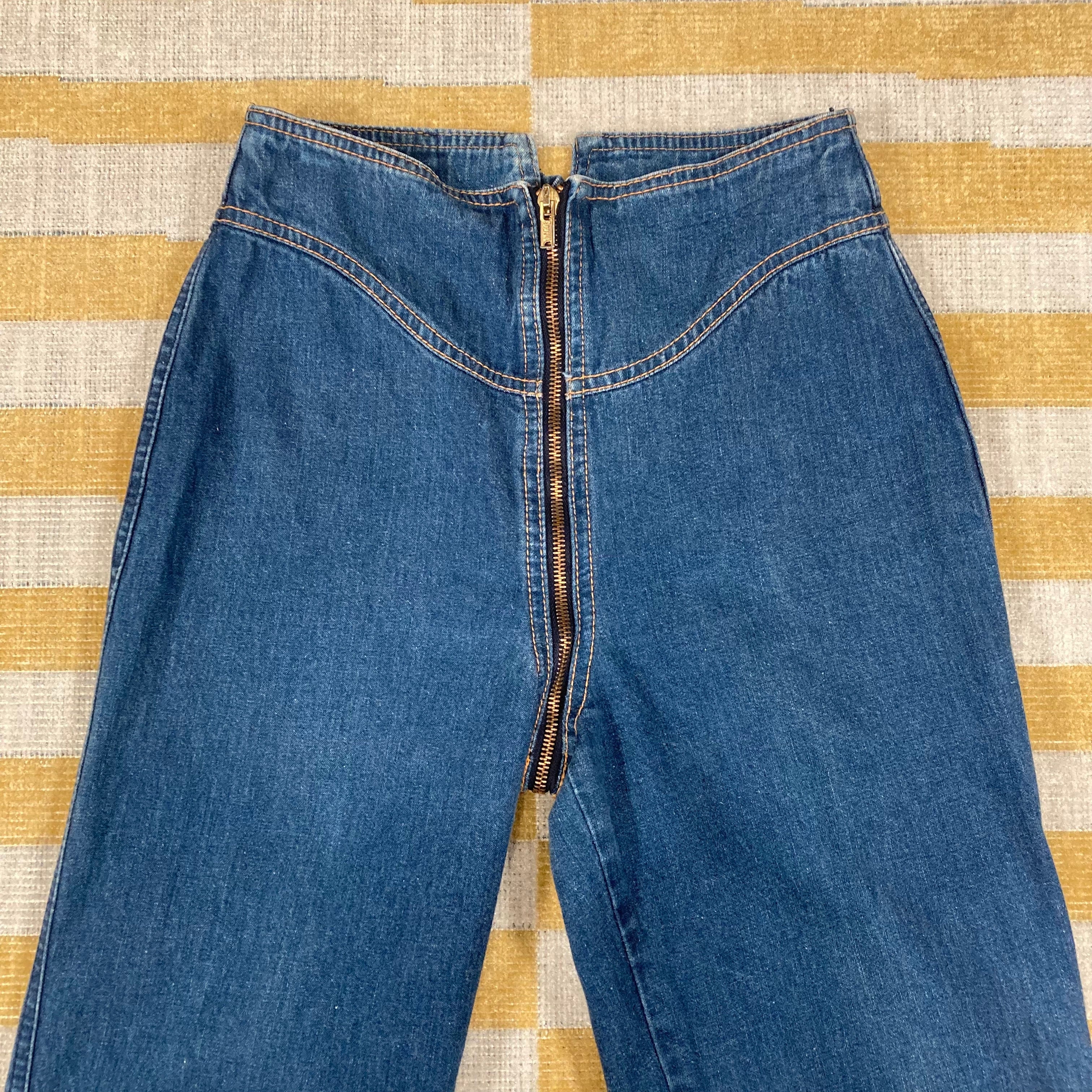 Rag City Blues Front-to-Back Zipper Jeans | Dead Center Vintage